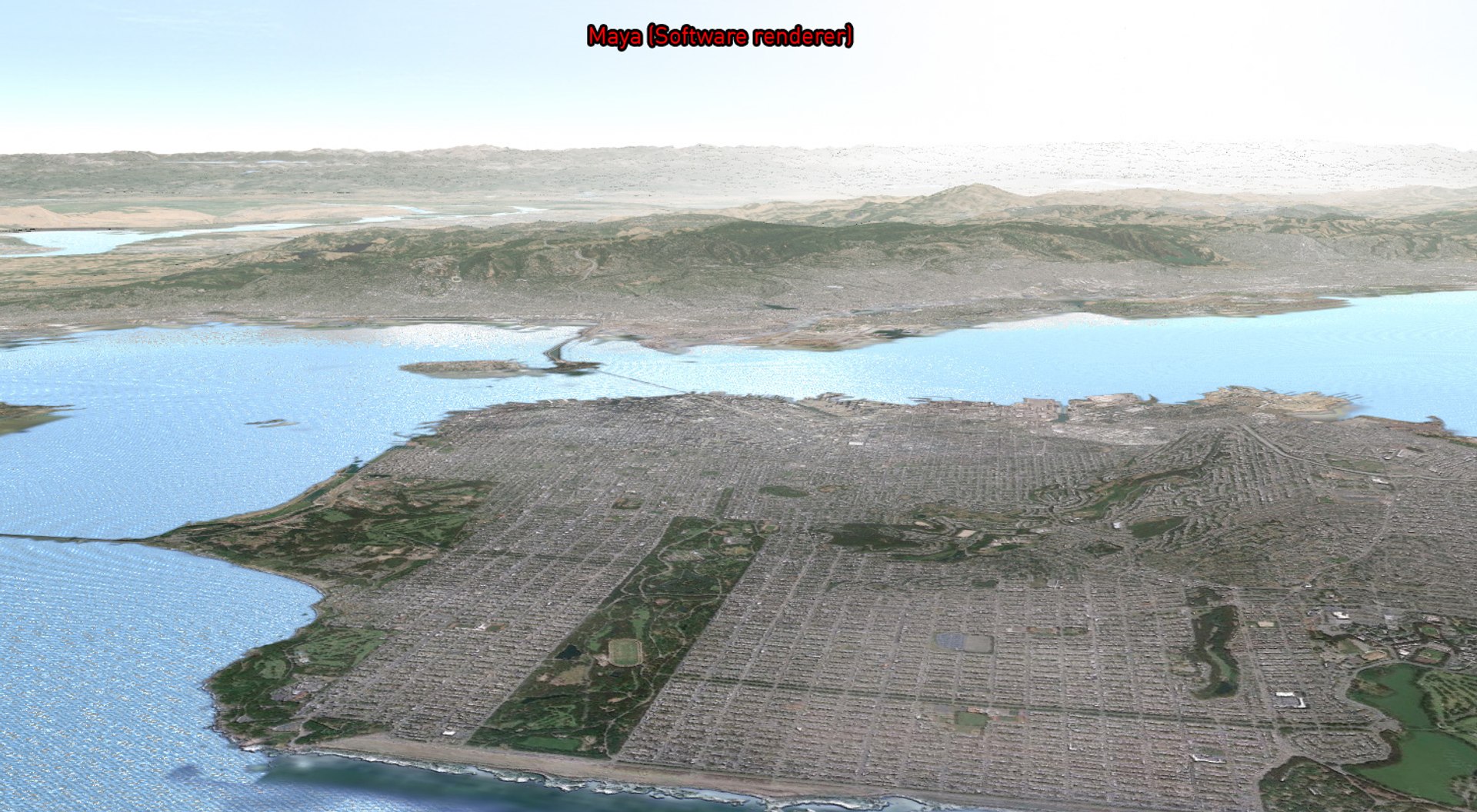 3d San Francisco Bay Area Model