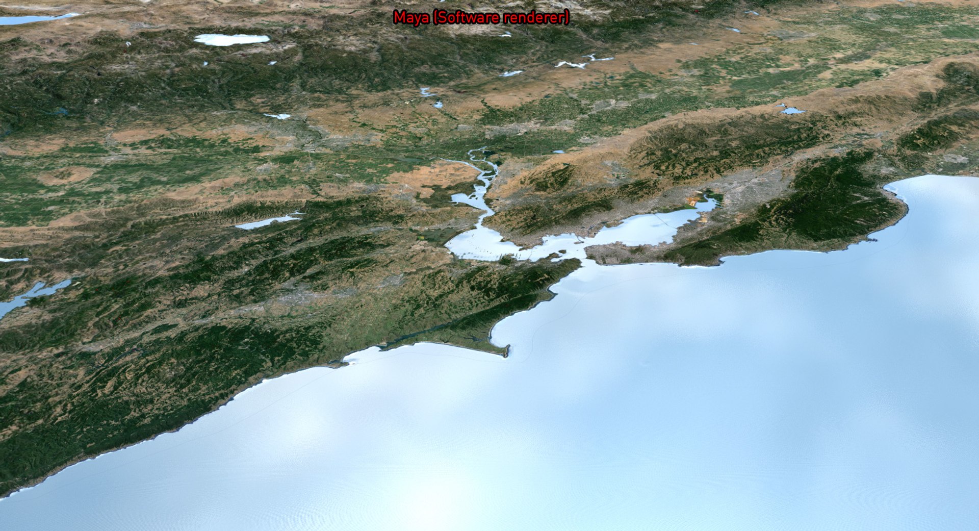 3d San Francisco Bay Area Model