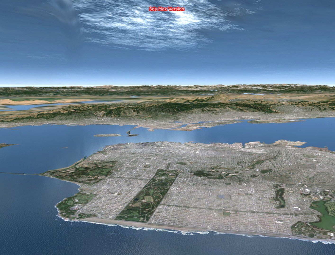 3d San Francisco Bay Area Model