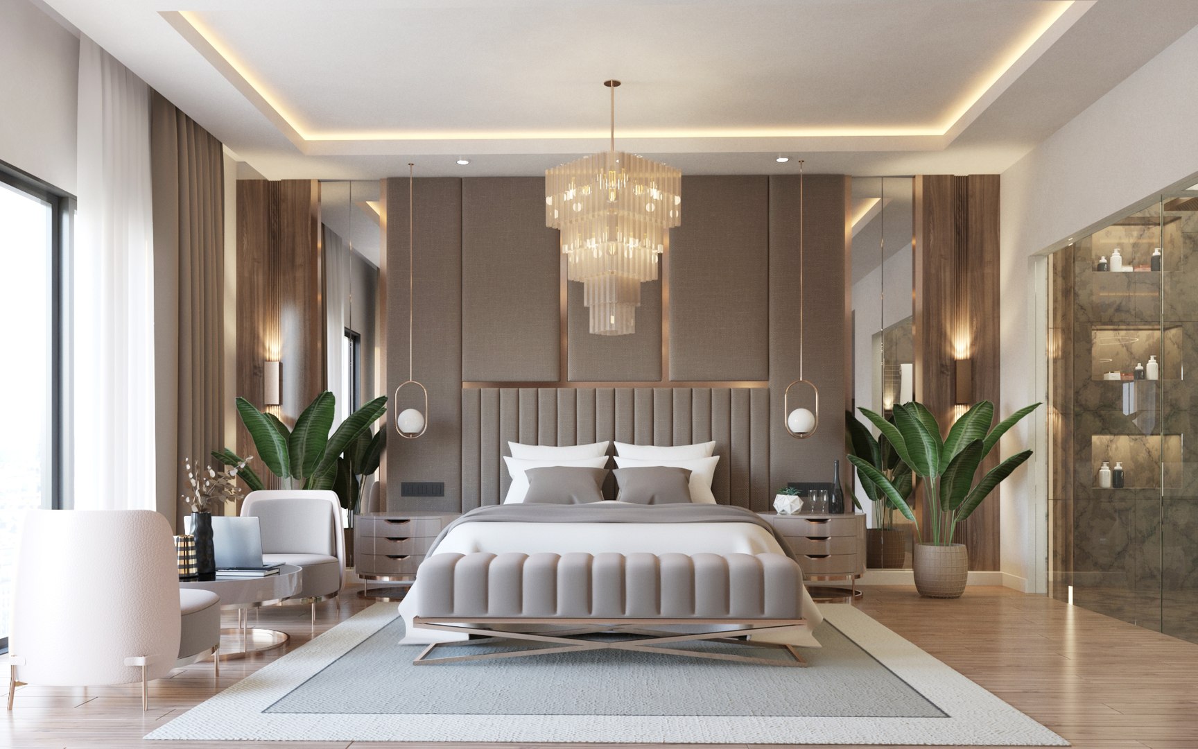 Luxury Hotel Suite Interior 3D Model - TurboSquid 1978045