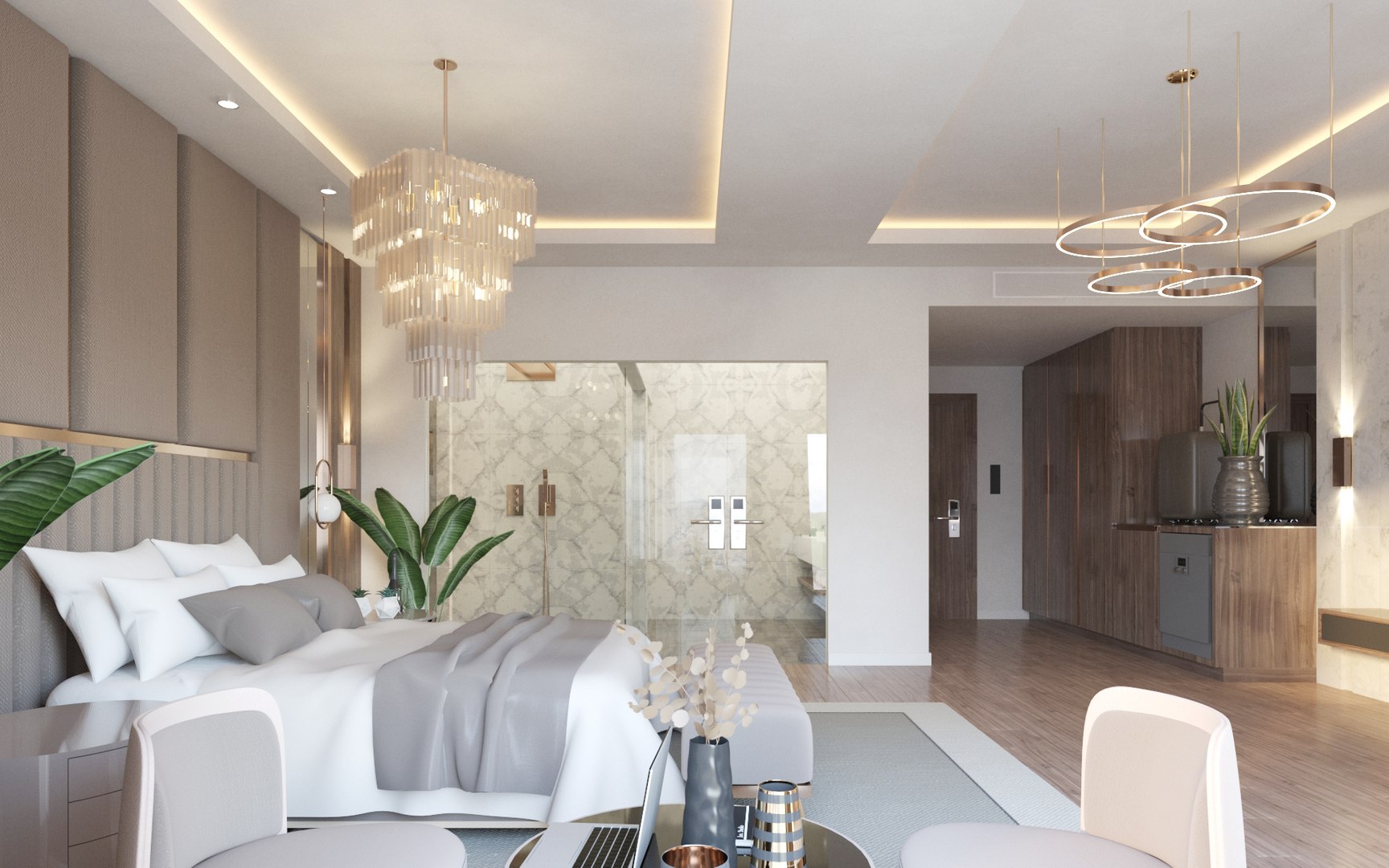 Luxury Hotel Suite Interior 3D Model - TurboSquid 1978045