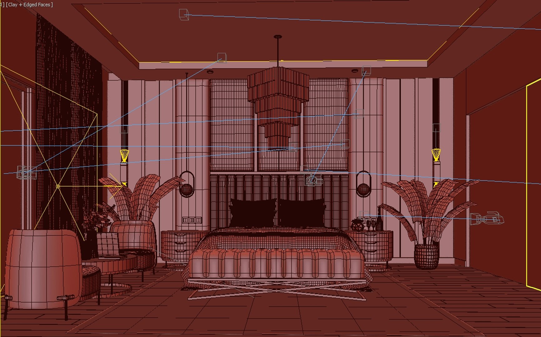 Luxury Hotel Suite Interior 3D Model - TurboSquid 1978045