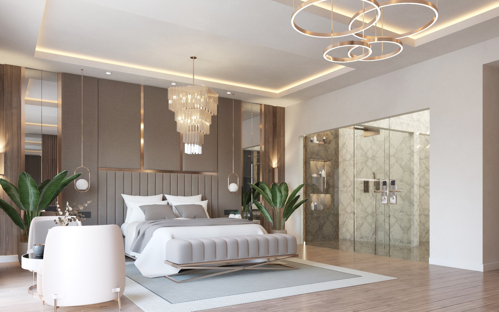 Luxury Hotel Suite Interior 3D Model - TurboSquid 1978045