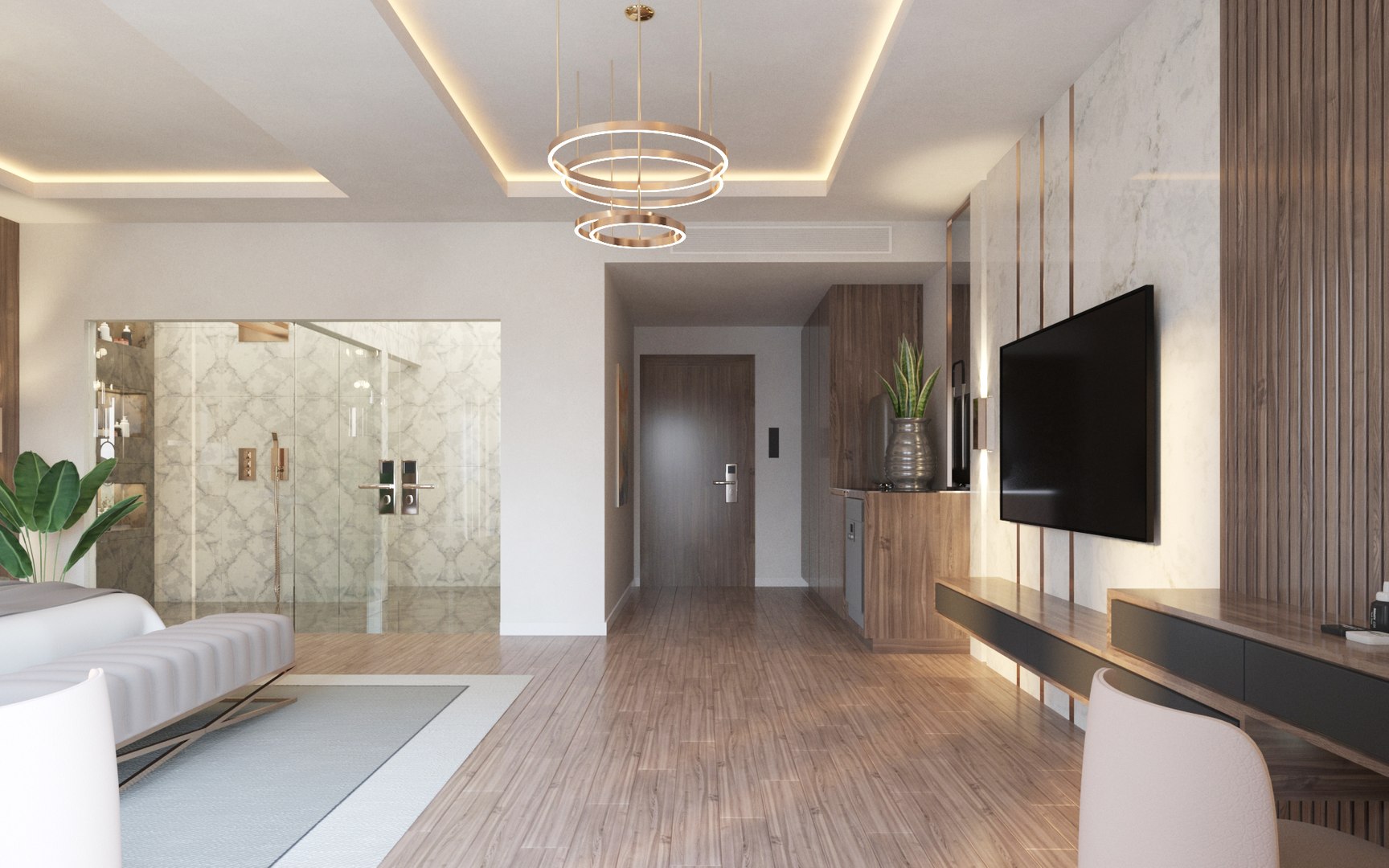 Luxury Hotel Suite Interior 3D Model - TurboSquid 1978045