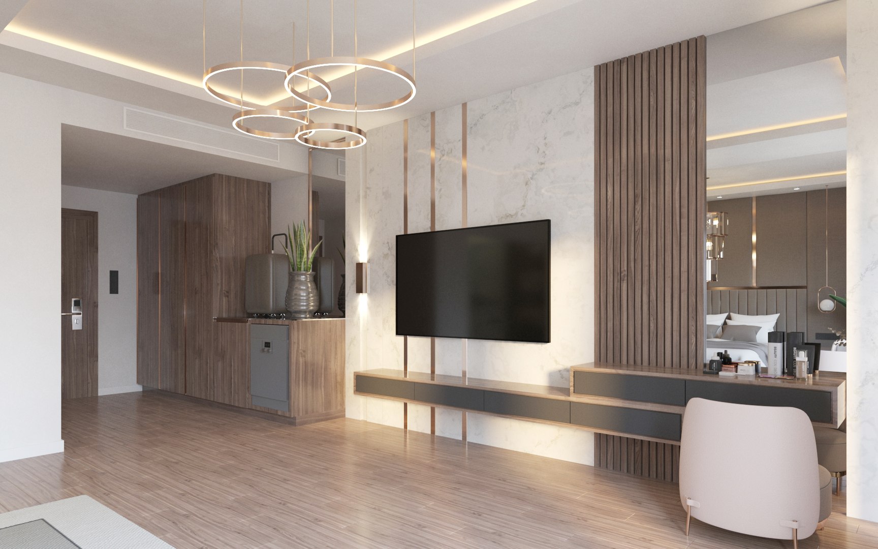 Luxury Hotel Suite Interior 3D Model - TurboSquid 1978045