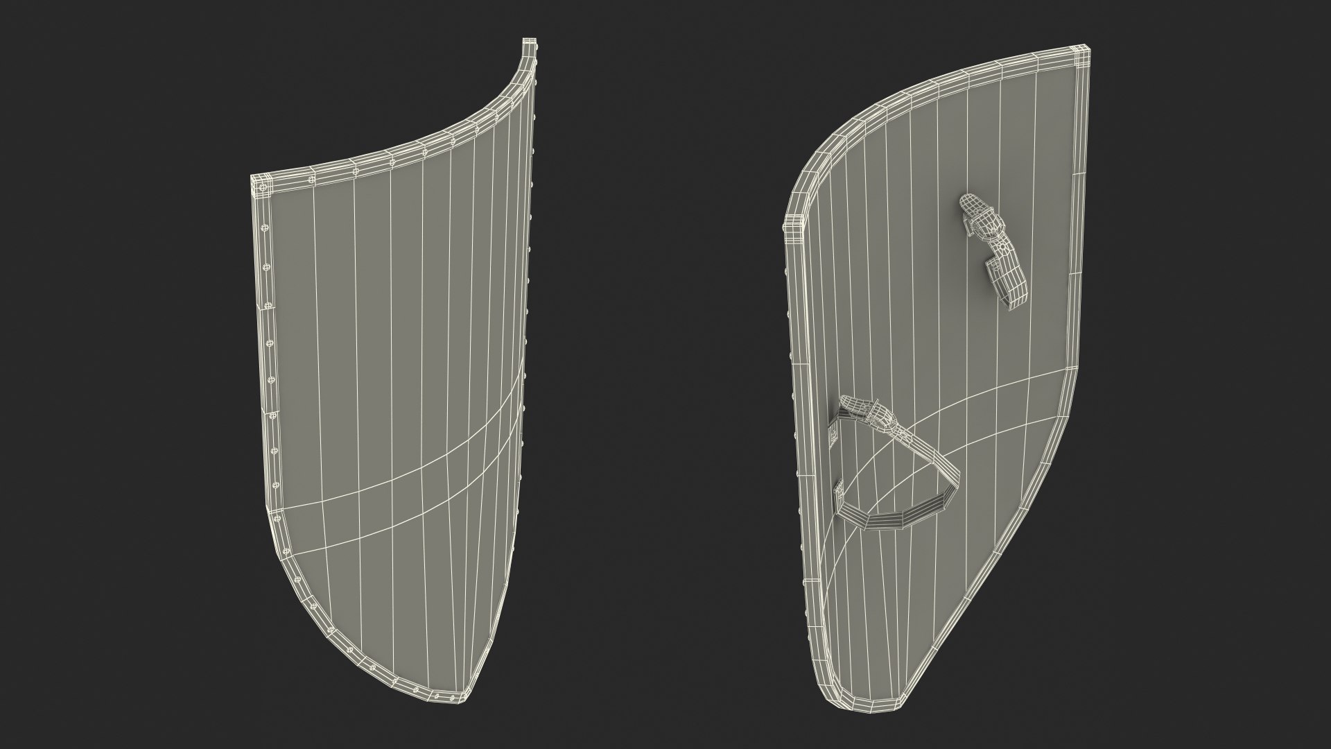 3D knight shield model - TurboSquid 1509521