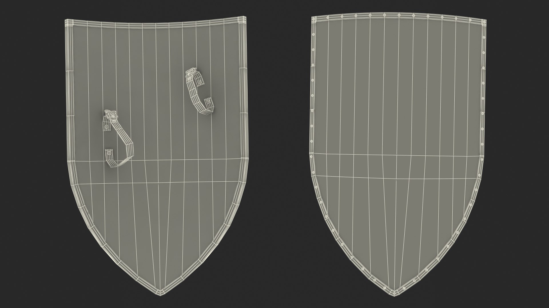 3D knight shield model - TurboSquid 1509521