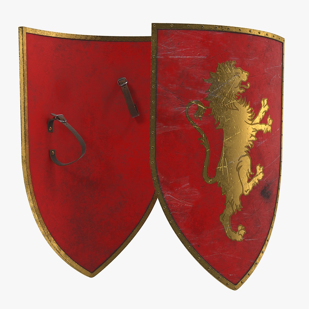 3D knight shield model - TurboSquid 1509521