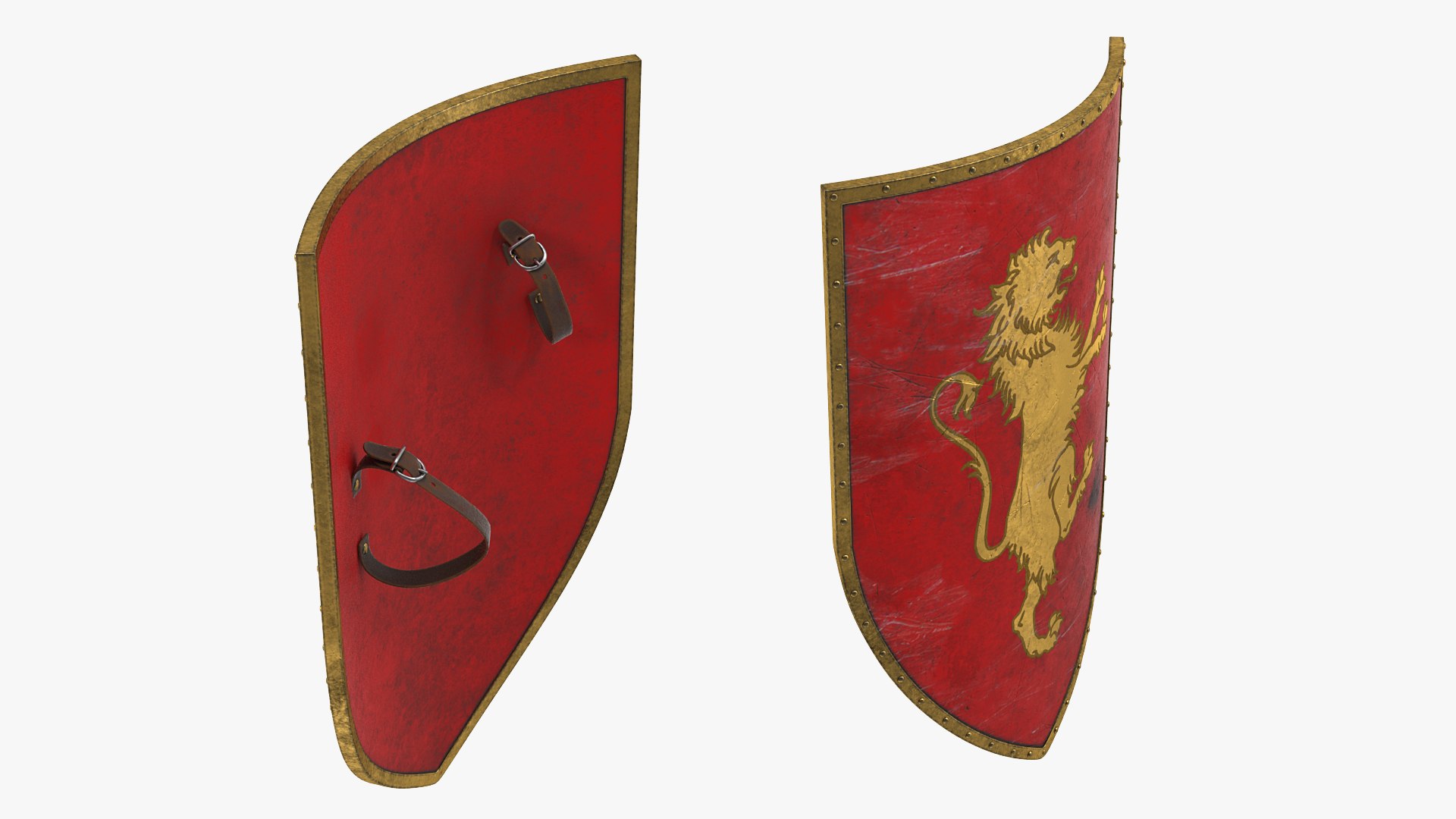 3D Knight Shield Model - TurboSquid 1509521