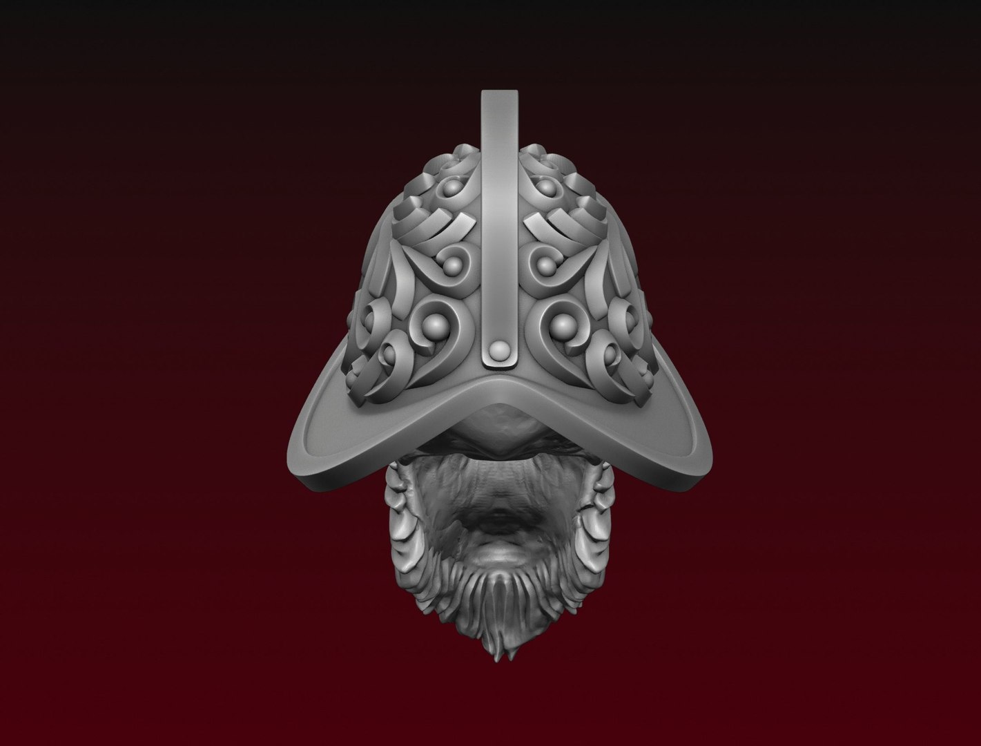 3D Dead Conquistador Head - TurboSquid 1875890