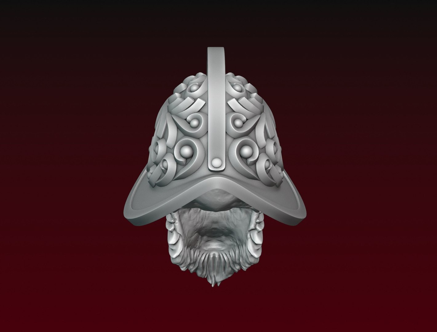 3D Dead Conquistador Head - TurboSquid 1875890