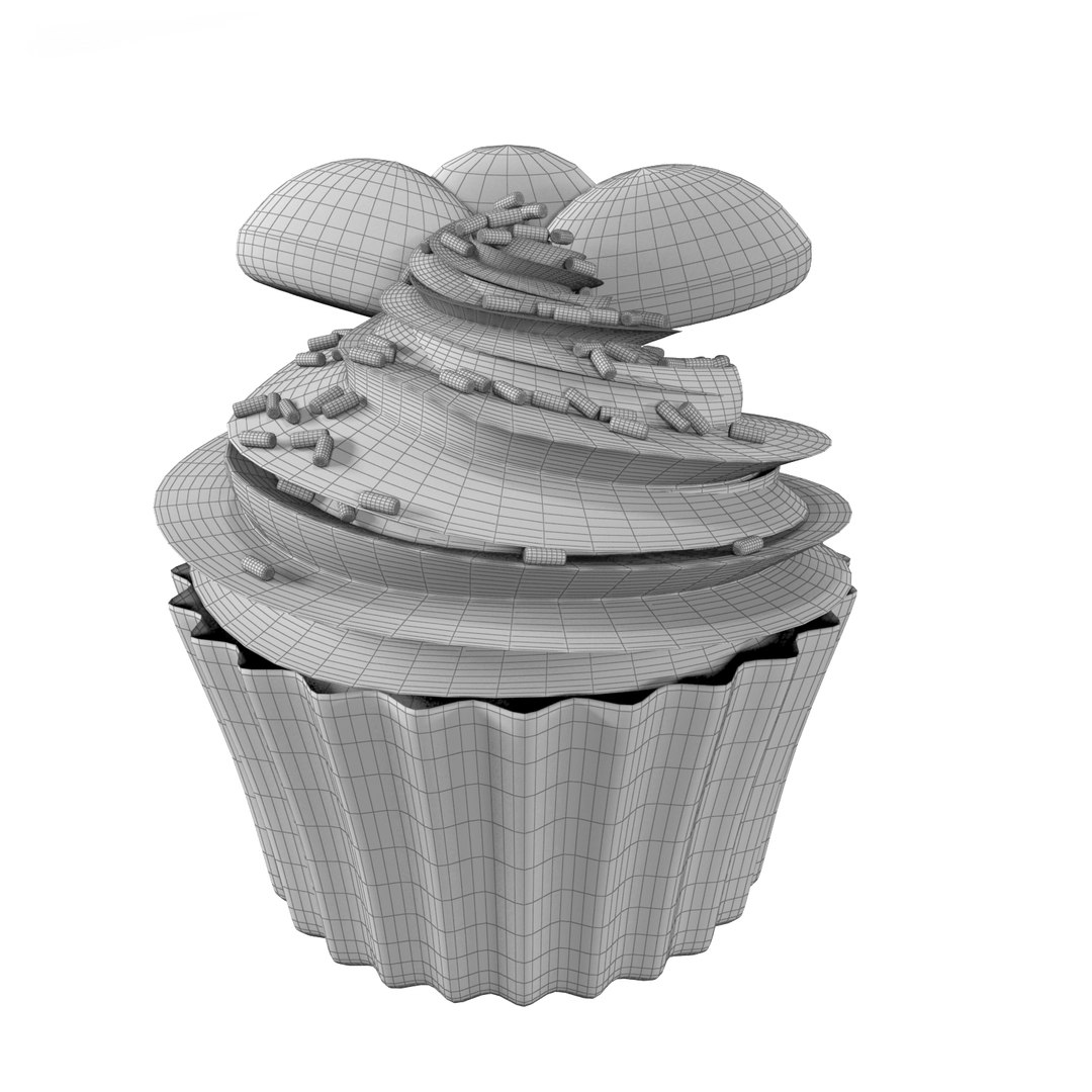 3D hat halloween cake cupcake - TurboSquid 1458639
