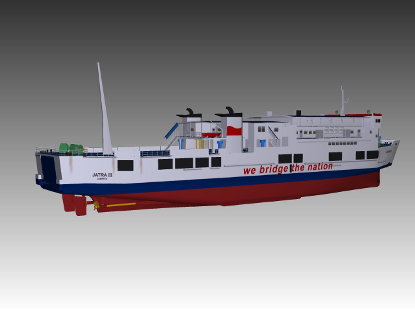 Ro-ro Ferry 3D Model - TurboSquid 1326176