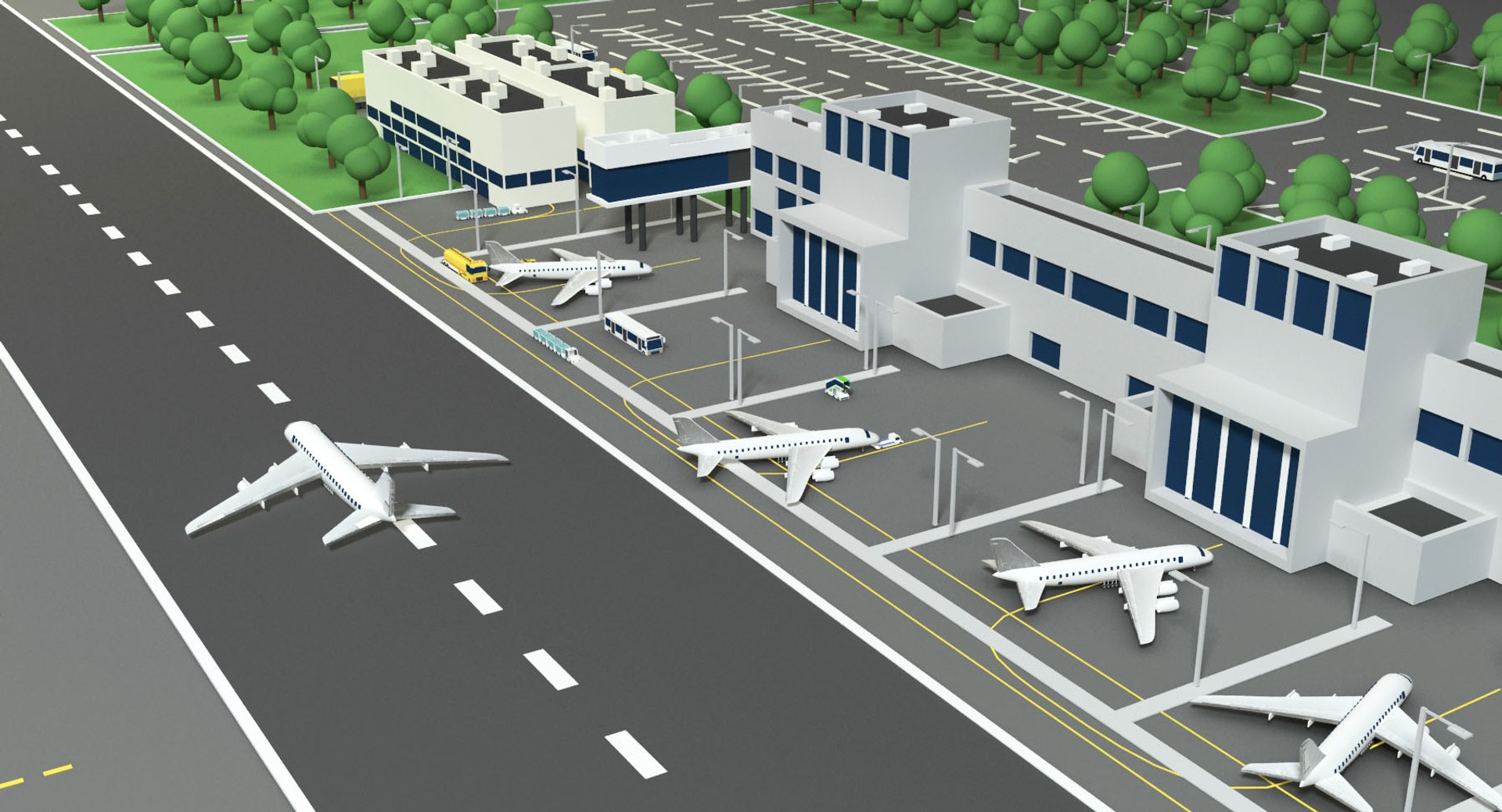 Airport Air 3D - TurboSquid 1332456