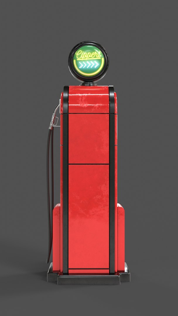 Retro Gasolin Pump 3D Model - TurboSquid 1972947