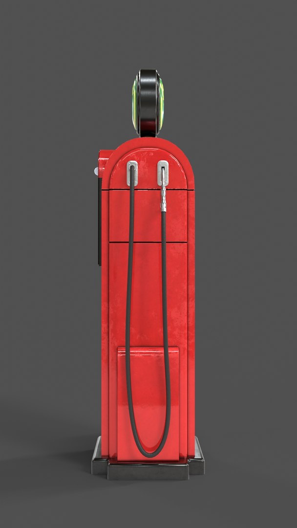 Retro Gasolin Pump 3D Model - TurboSquid 1972947