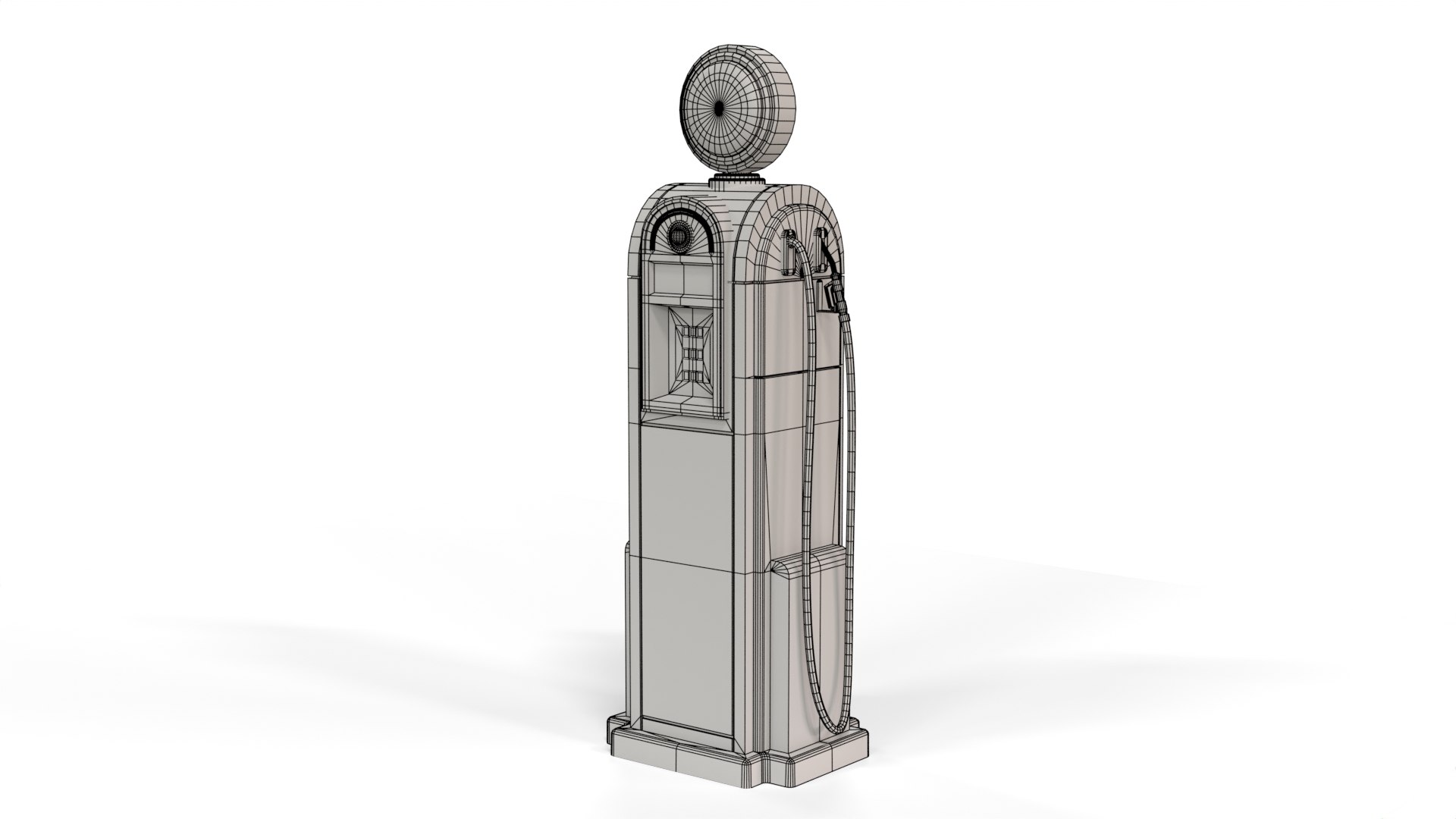 Retro Gasolin Pump 3D Model - TurboSquid 1972947