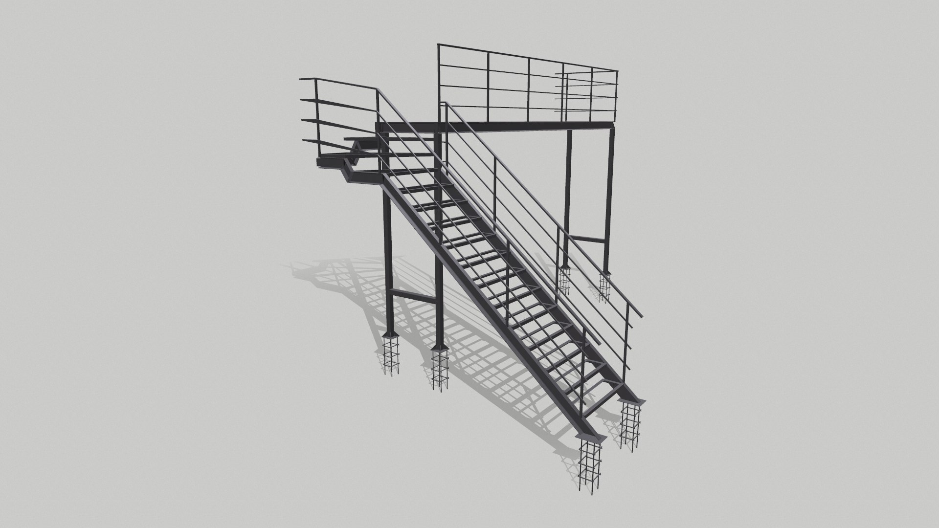 Fire Ladder And Platform 3D - TurboSquid 1726006