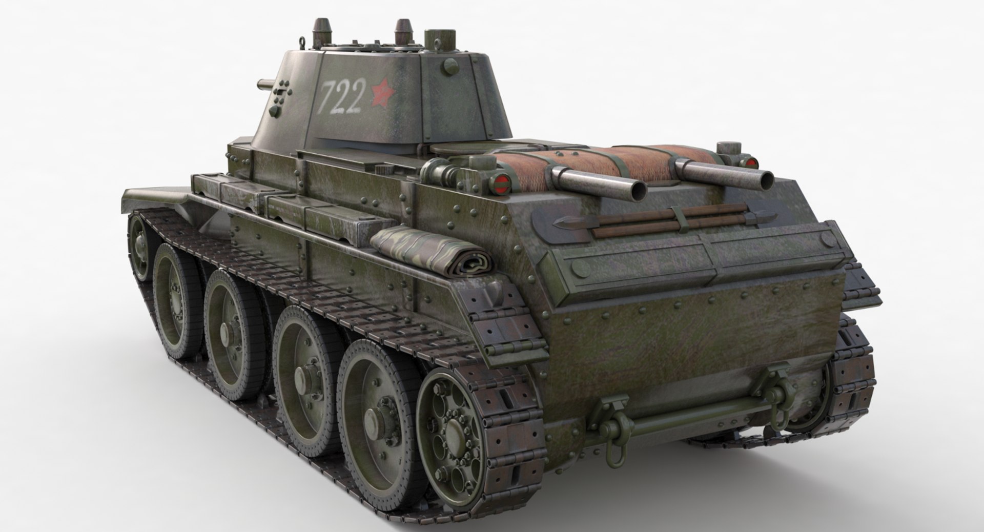 3D Tank Bt 7 Soviet Model - TurboSquid 1277120