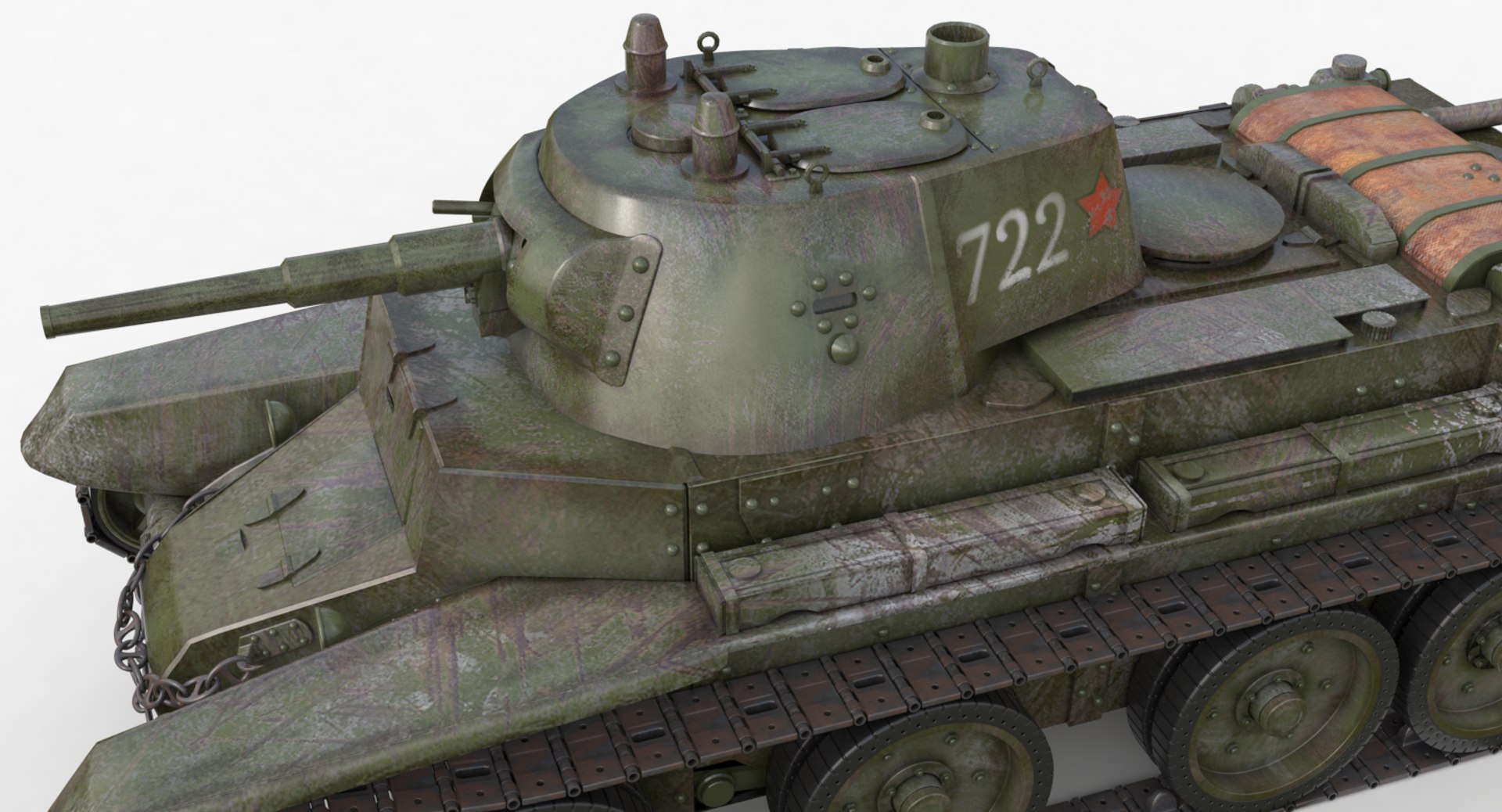 3D Tank Bt 7 Soviet Model - TurboSquid 1277120