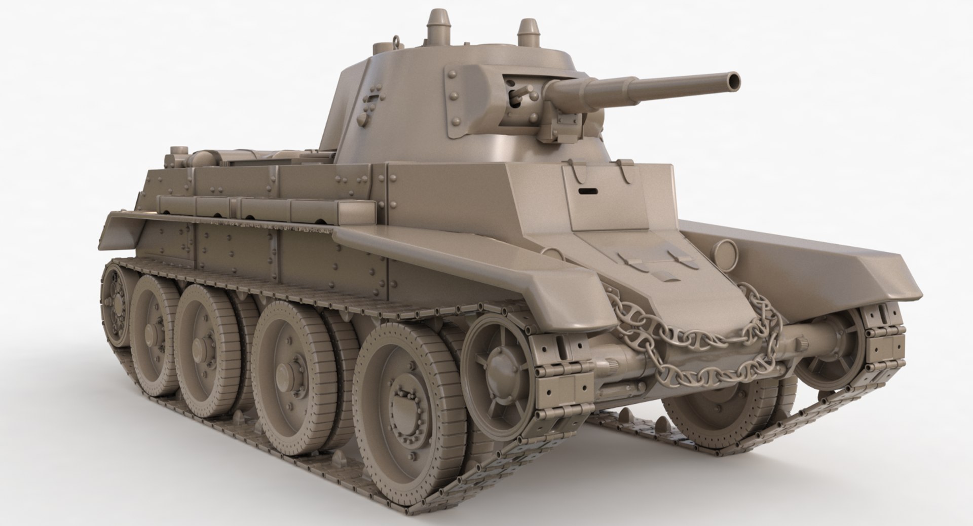 3D Tank Bt 7 Soviet Model - TurboSquid 1277120