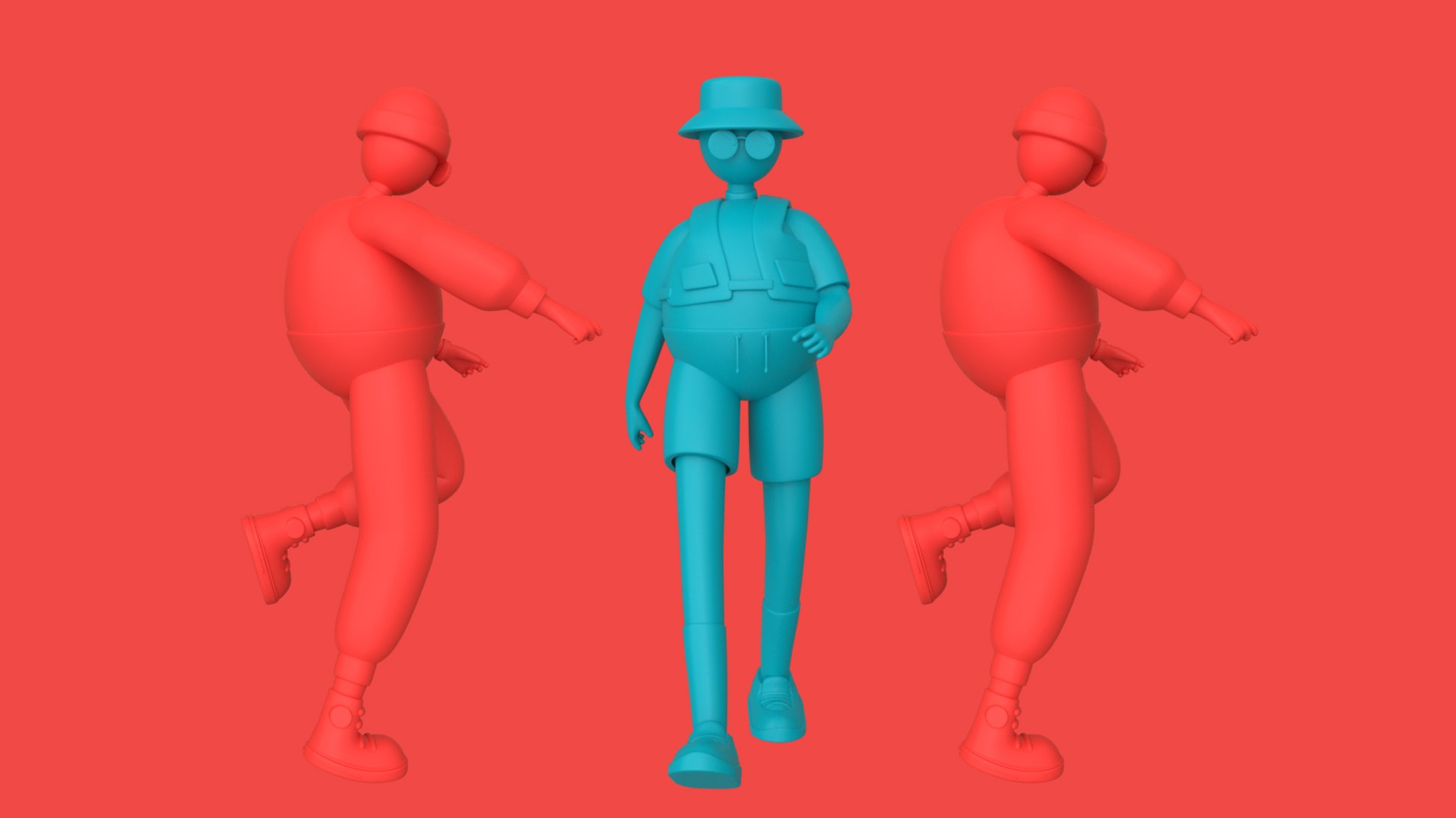 Characters 4 05 Color Model - TurboSquid 1977436
