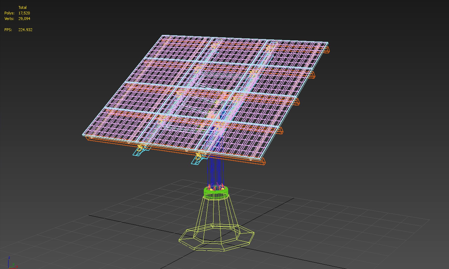 3D Solar Sun Tree - TurboSquid 1345067