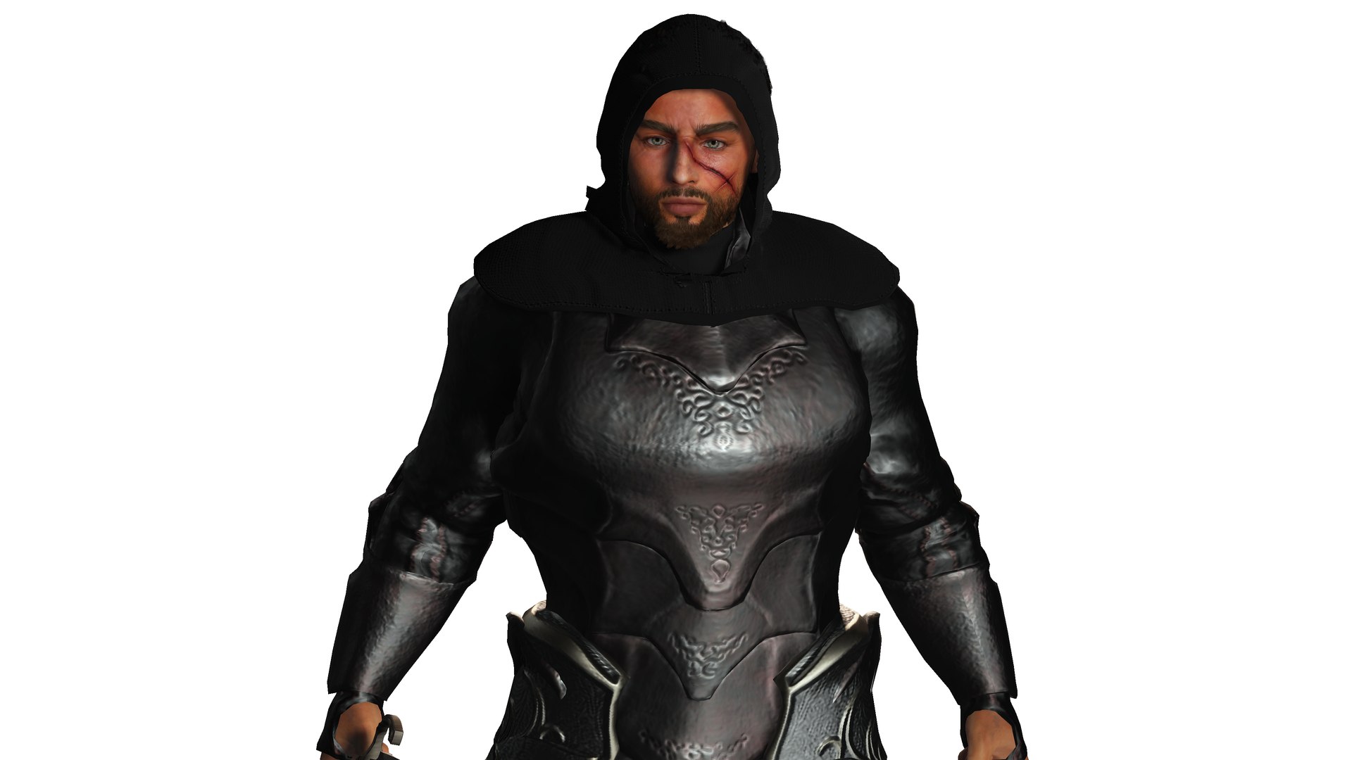 AAA 3D FANTASY MALE ASSASSIN-REALISTIC RIGGED GAME CHARACTER 3D Model ...