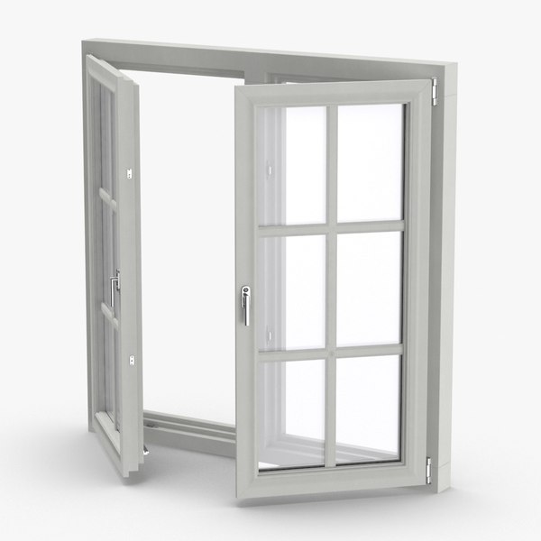 Standard-windows---window-4-half-open 3D - TurboSquid 1246245