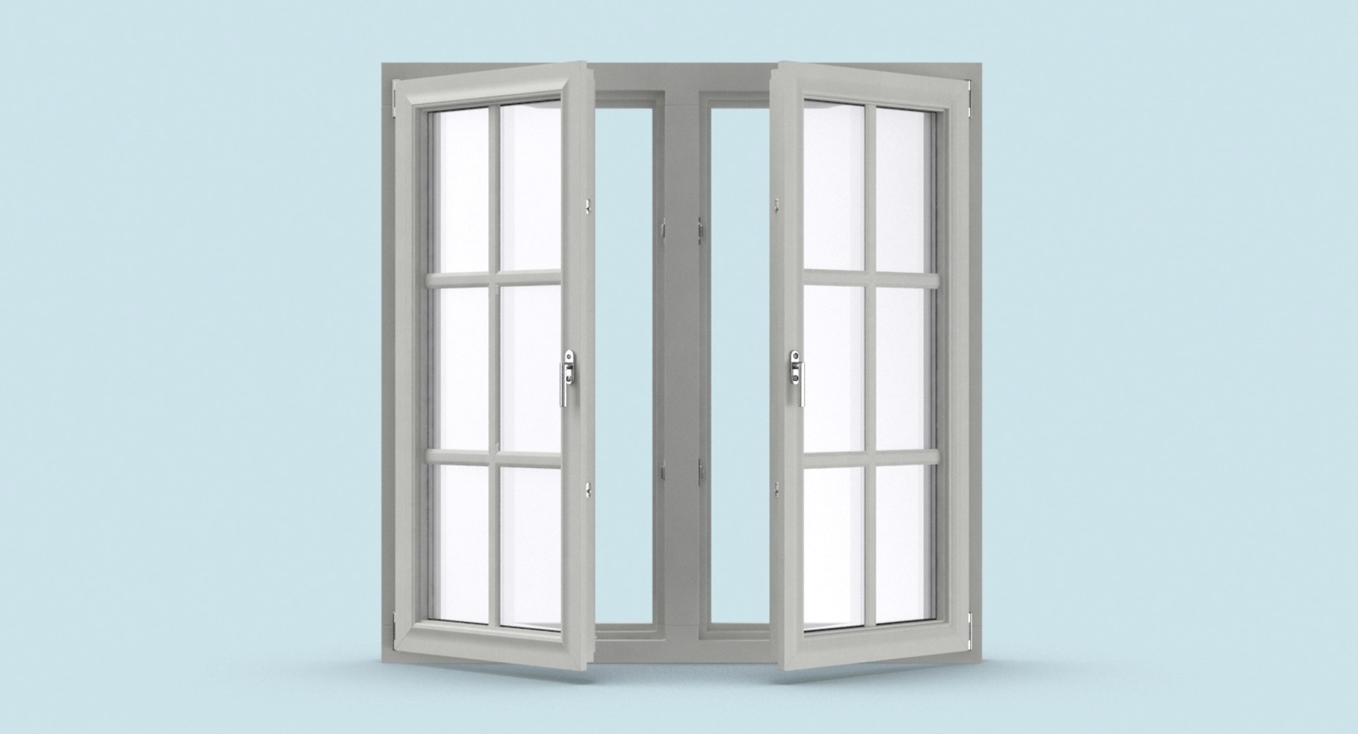 Standard-windows---window-4-half-open 3D - TurboSquid 1246245