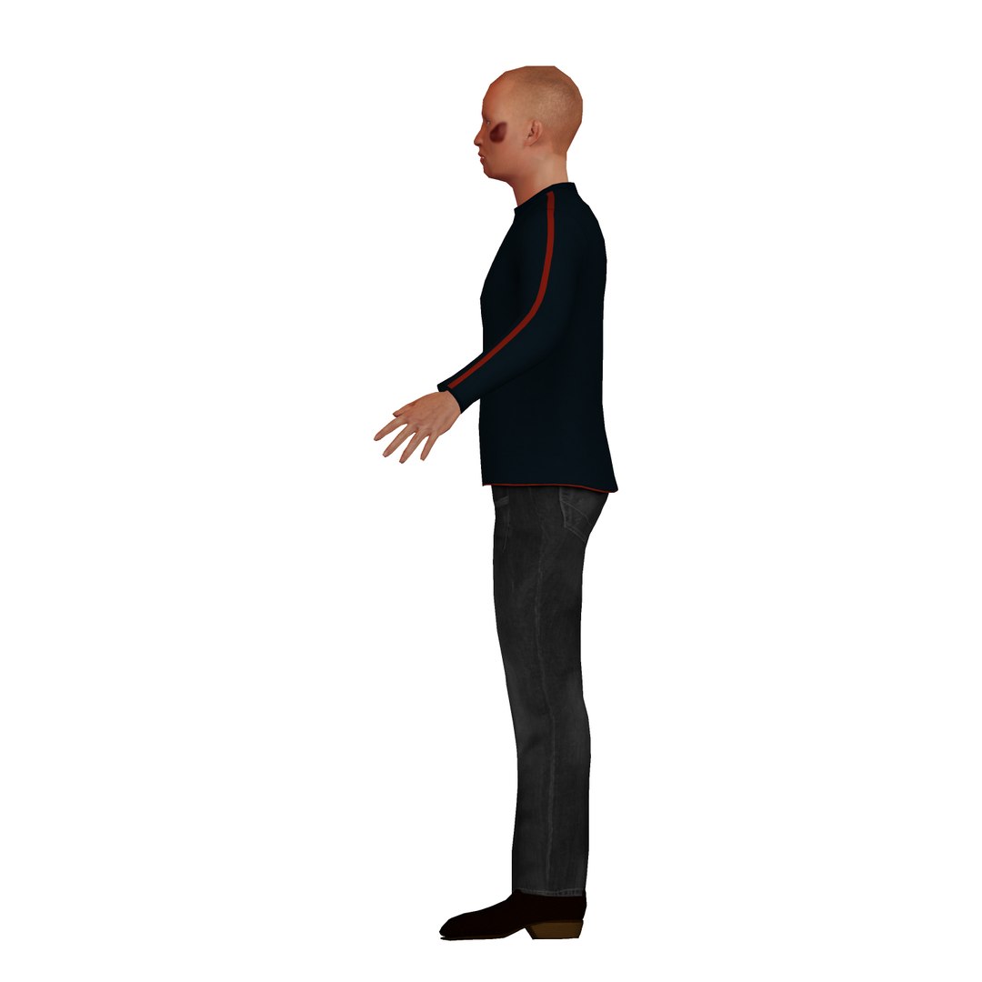 Low-poly Man Model - TurboSquid 1631289