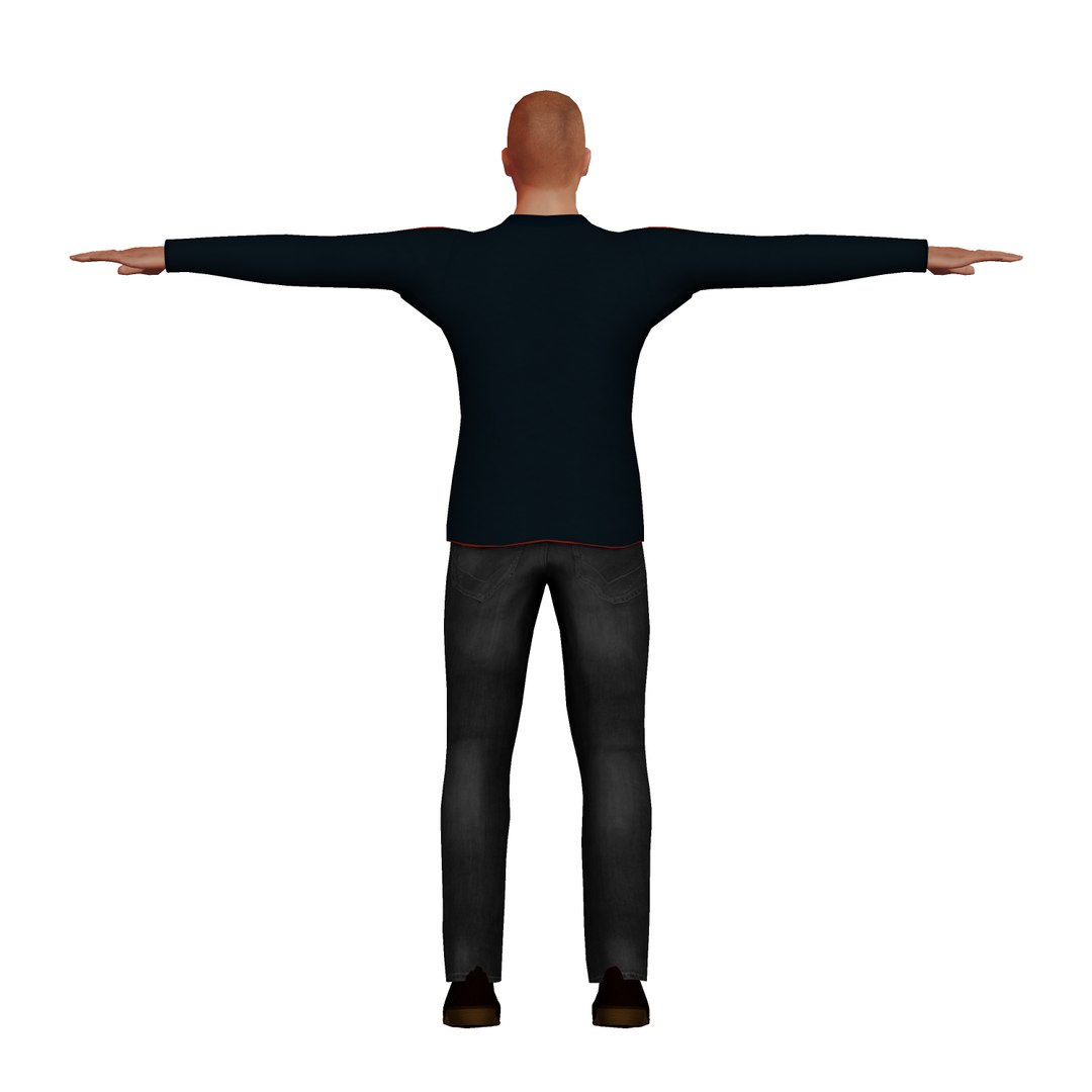 Low-poly Man Model - TurboSquid 1631289