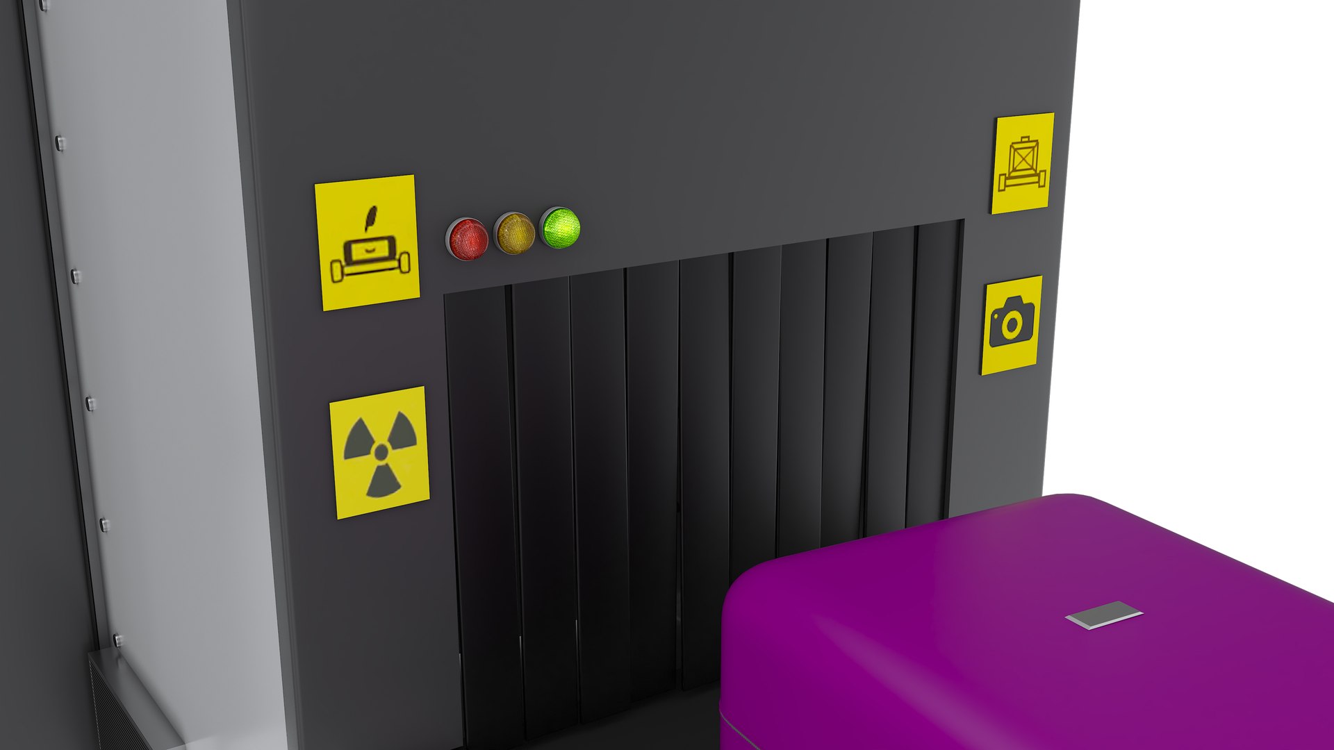 Airport Security Checkpoint 3D Model - TurboSquid 2212119