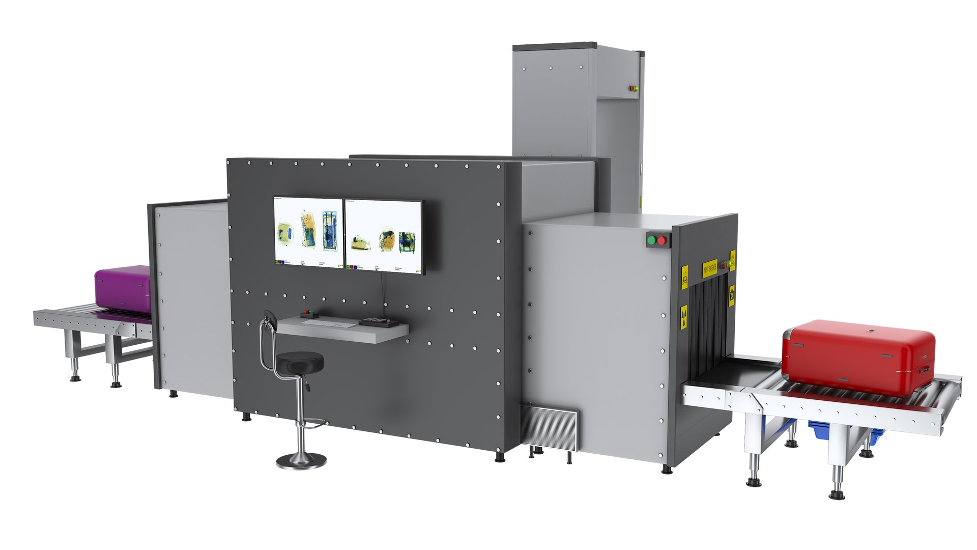 Airport Security Checkpoint 3D Model - TurboSquid 2212119