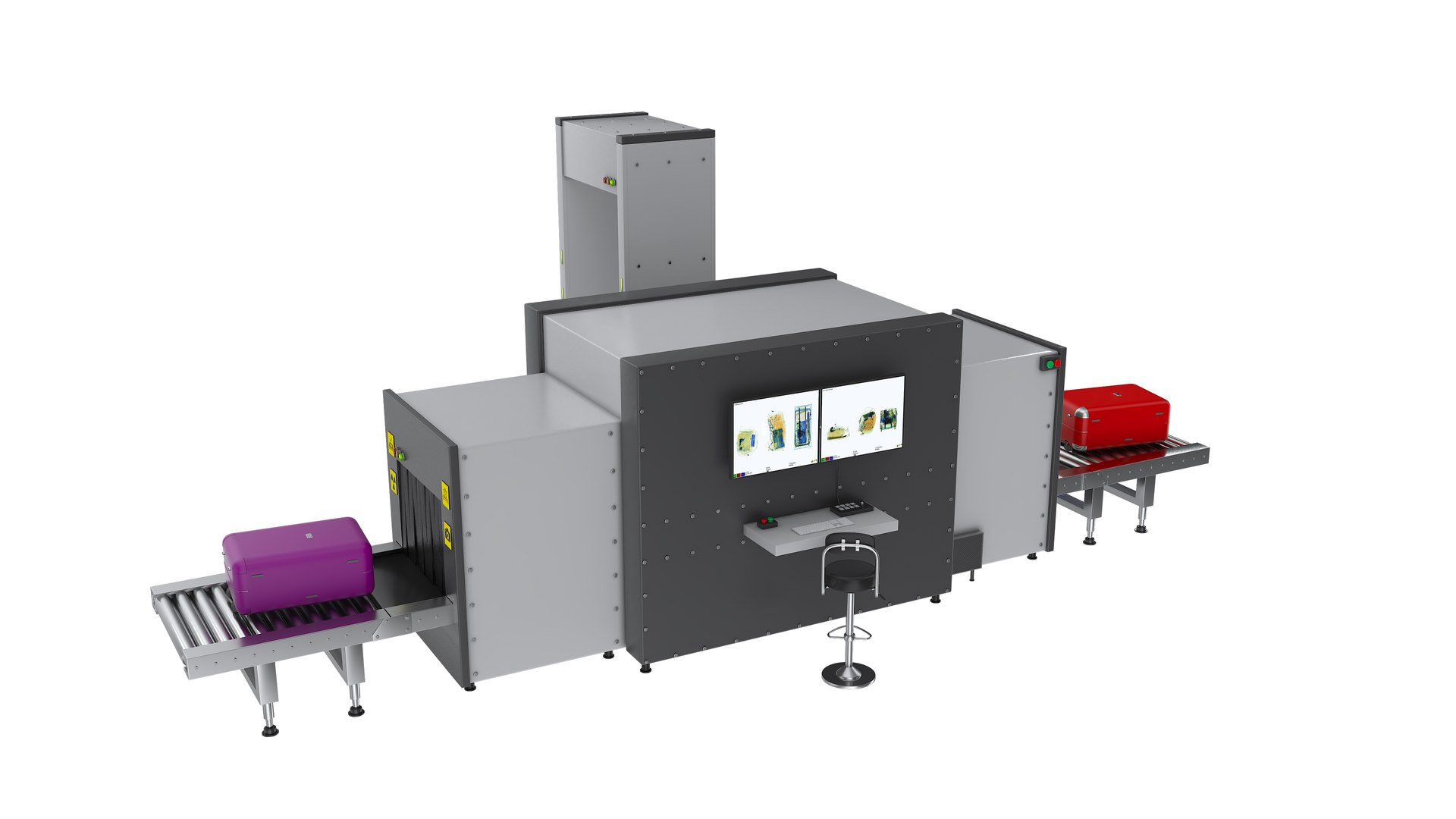 Airport Security Checkpoint 3D Model - TurboSquid 2212119