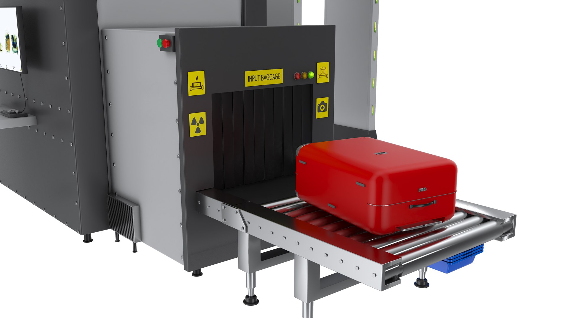Airport Security Checkpoint 3D Model - TurboSquid 2212119