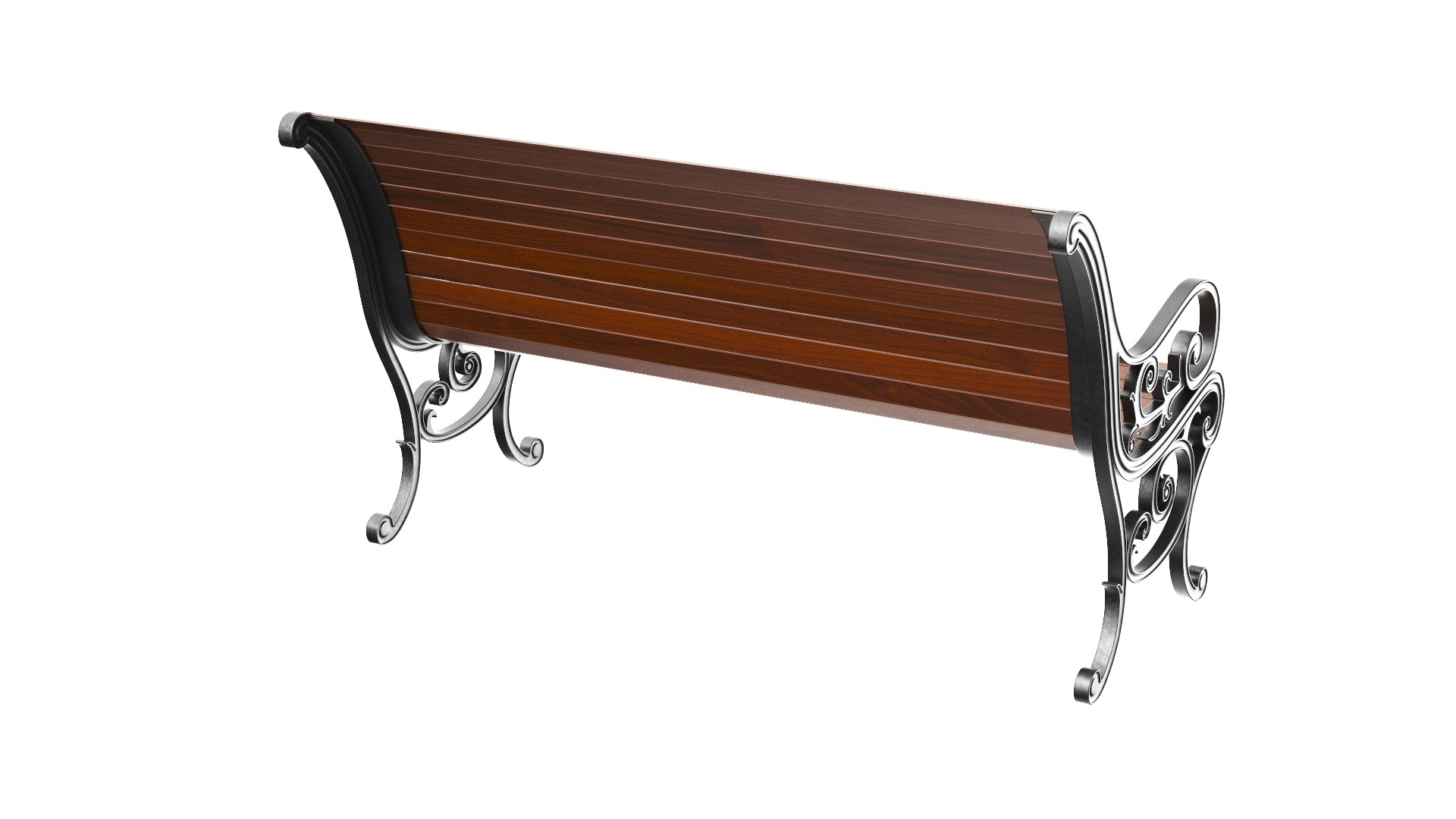 Detailed Park Bench Model - TurboSquid 2189823