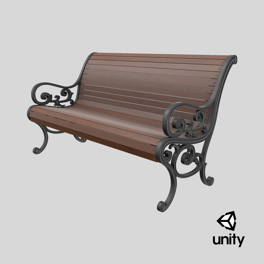 Detailed Park Bench Model - TurboSquid 2189823