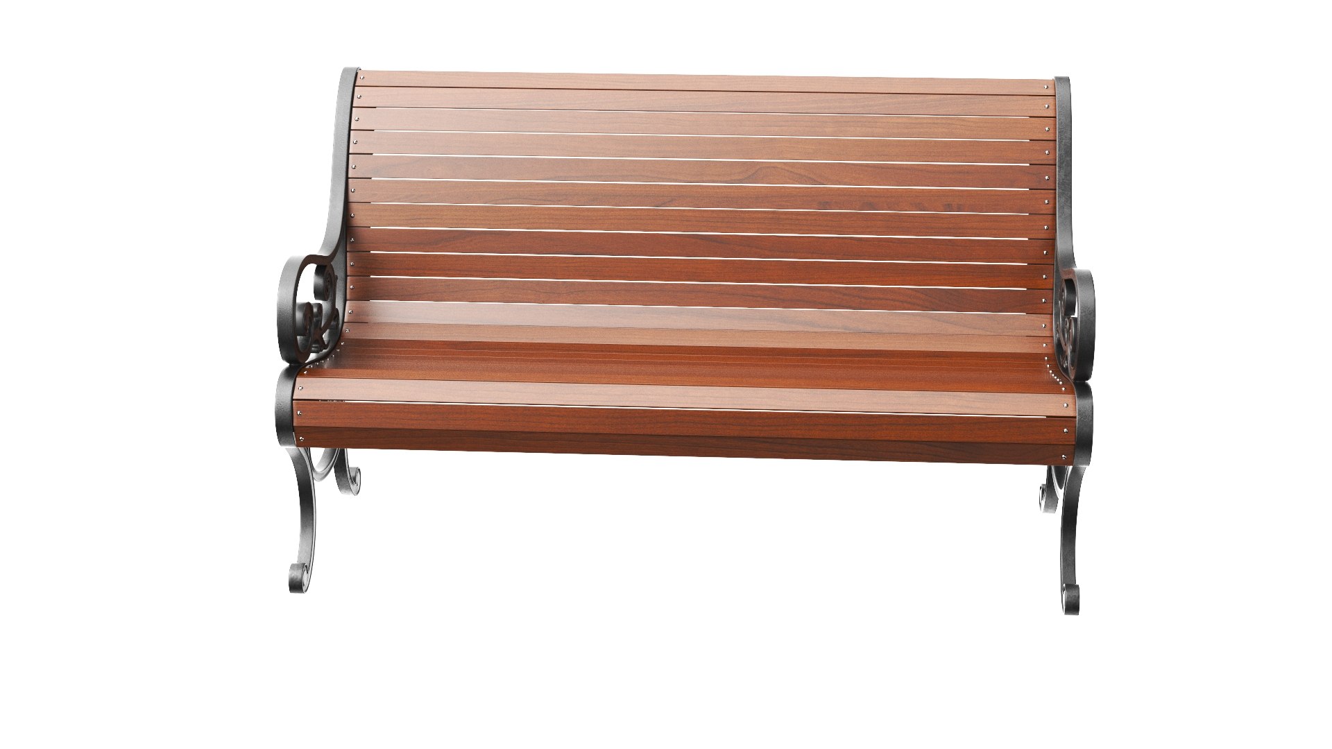Detailed Park Bench Model - TurboSquid 2189823