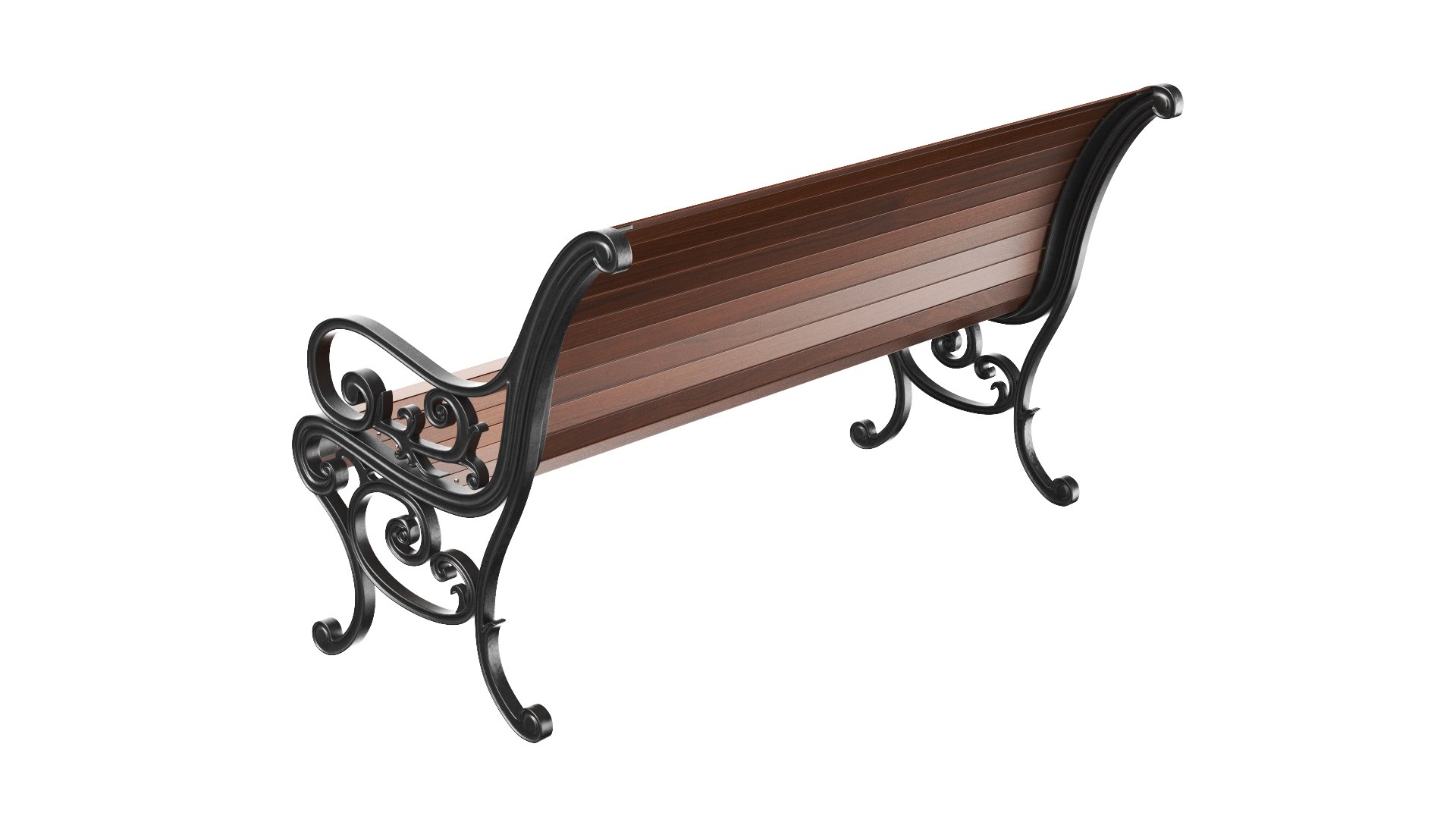 Detailed Park Bench Model - TurboSquid 2189823