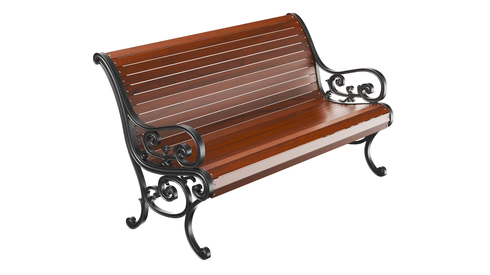 Detailed Park Bench Model - TurboSquid 2189823