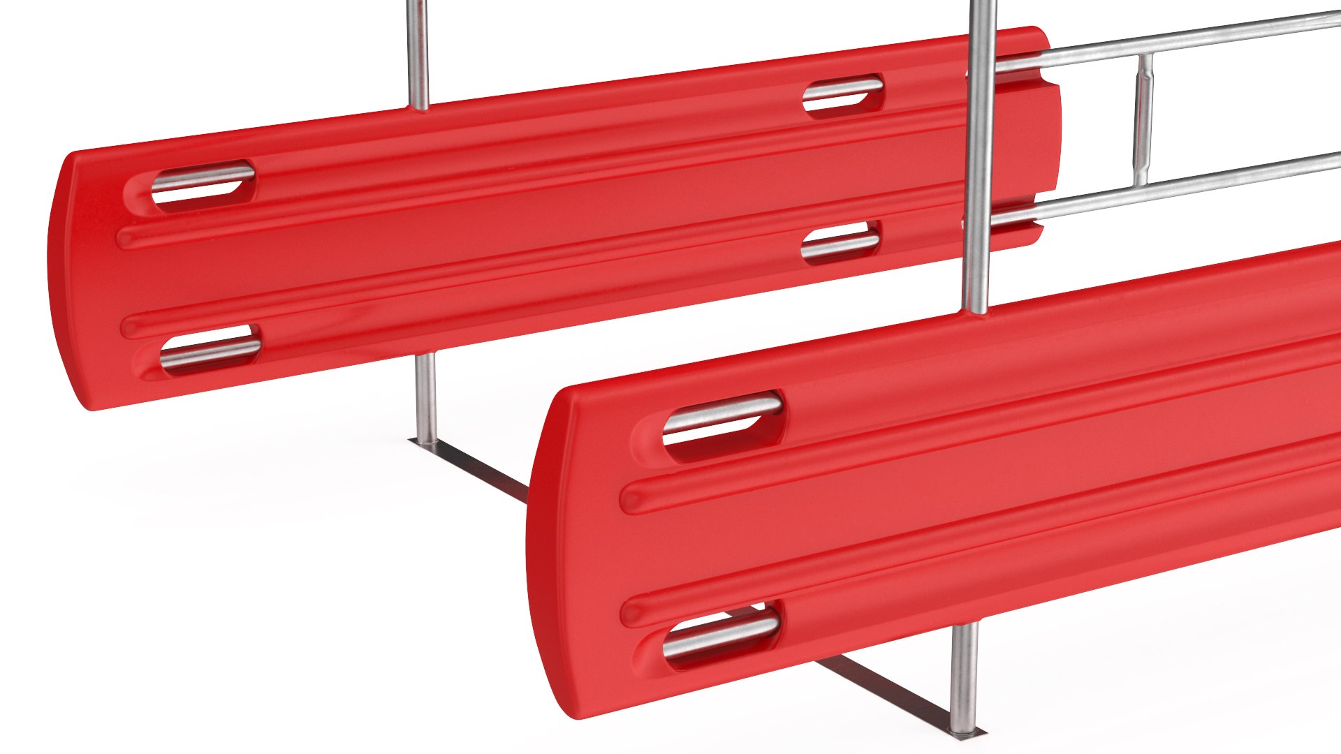 3D model Cart Corral with Polymer Side Bumpers - TurboSquid 2028982