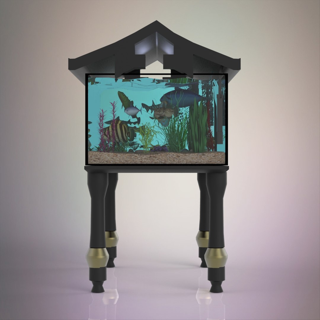 Fish Aquarium Model - TurboSquid 1387030