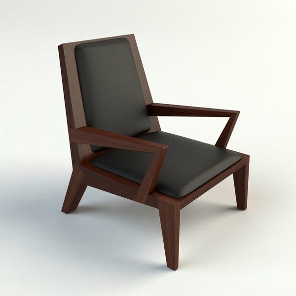 3d model lounge chair