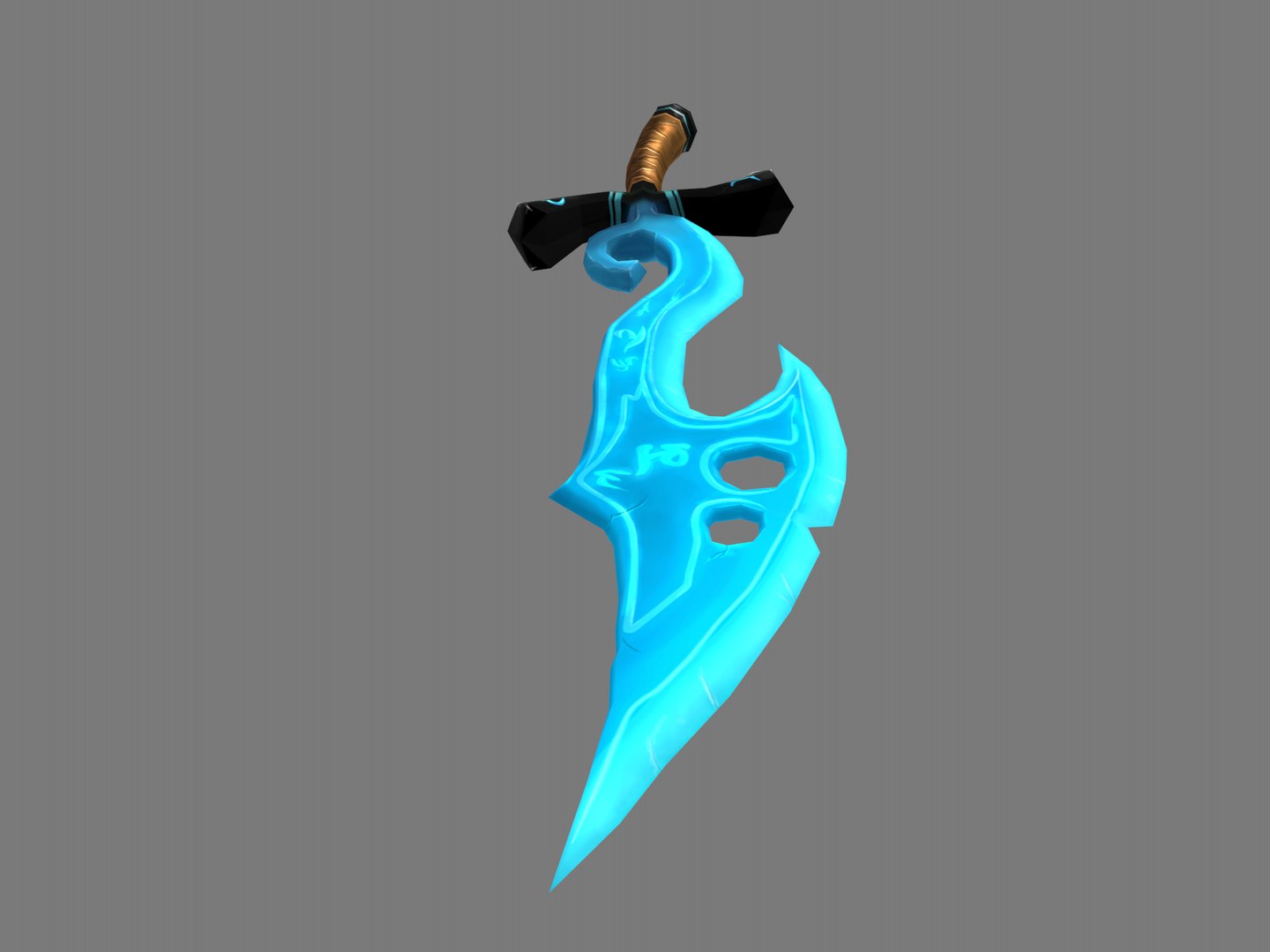 Lunar Sword Model - TurboSquid 1440758