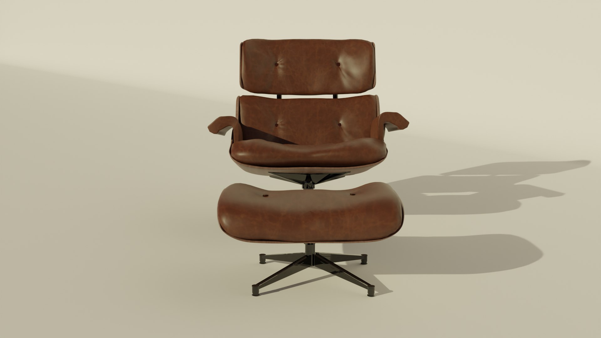 3D Model Eames Lounge Chair - TurboSquid 2293715