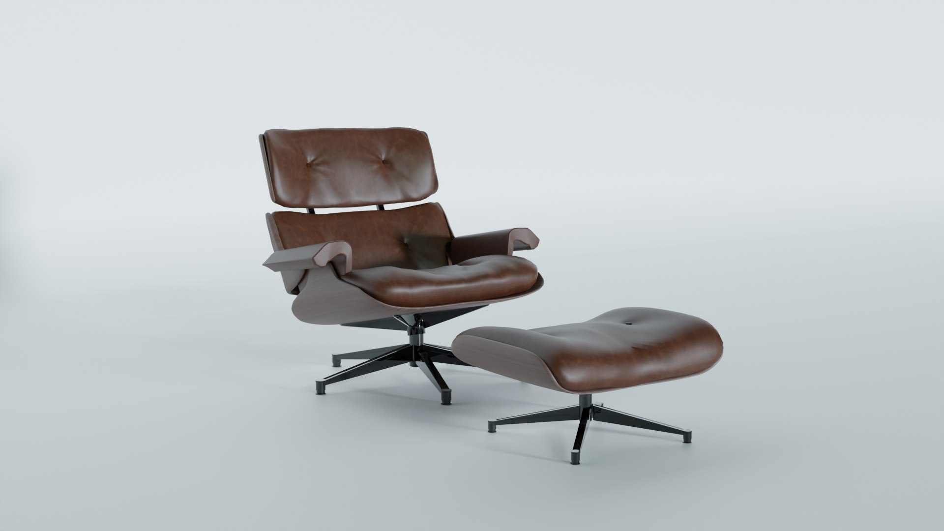 3D Model Eames Lounge Chair - TurboSquid 2293715