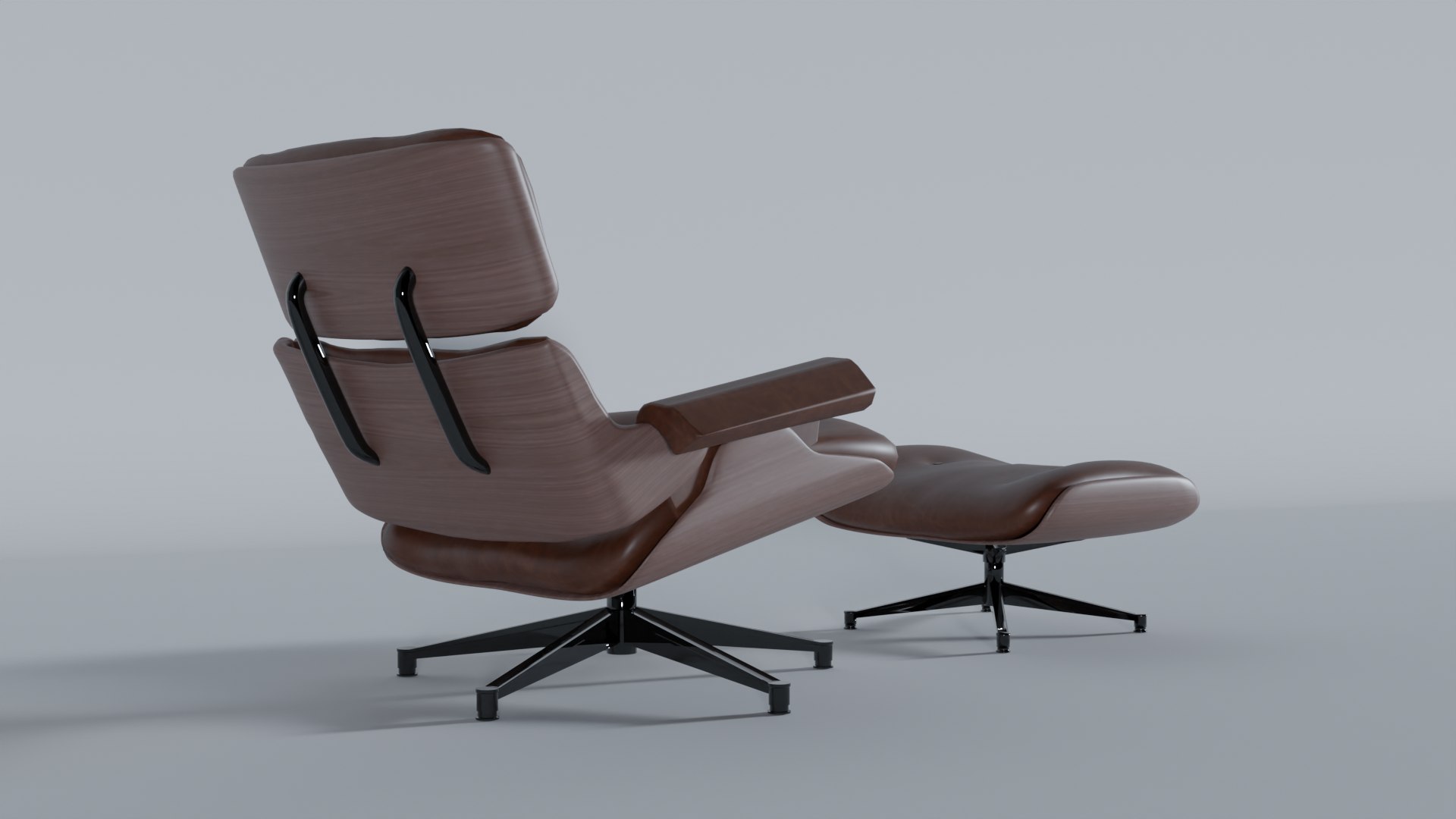 3D Model Eames Lounge Chair - TurboSquid 2293715