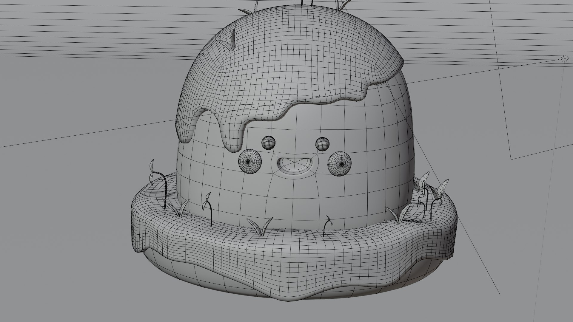 3D model Cute Moss Character - TurboSquid 2163167