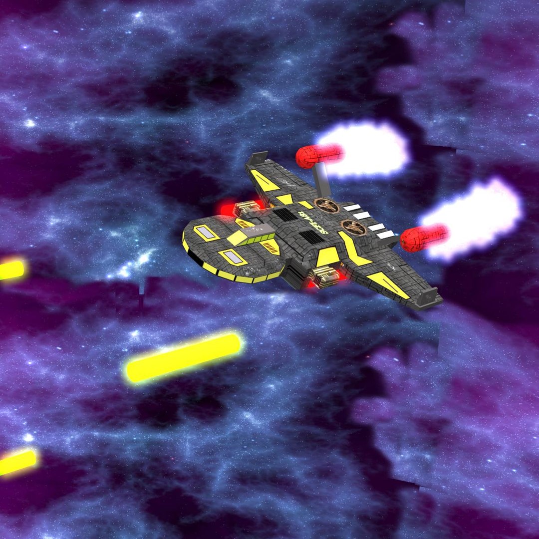 3D Space Fighting Scene - TurboSquid 1715674